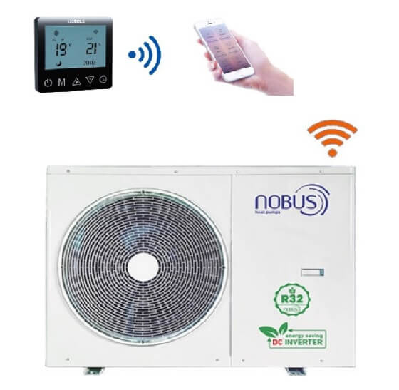 Pompa de caldura aer-apa Nobus NB-160W/EN8BPT, monobloc 16 kW, trifaza