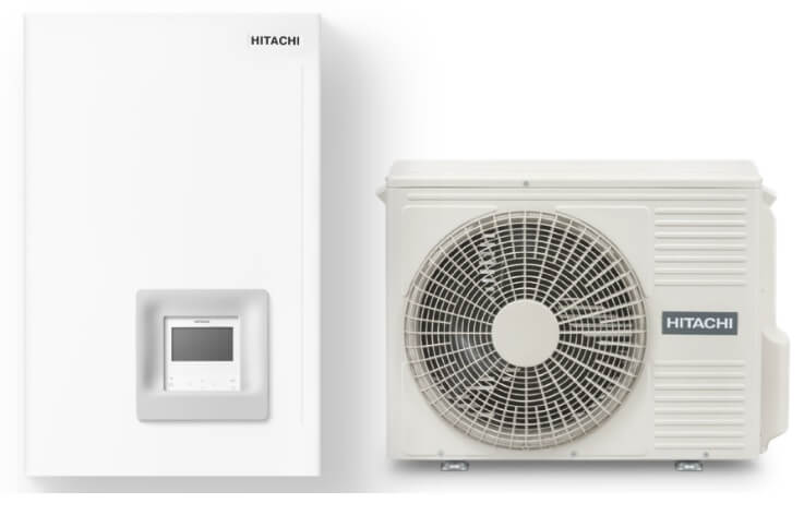 Pompa de caldura aer-apa Hitachi Yutaki S4, 11 kW, Split - Monofazata